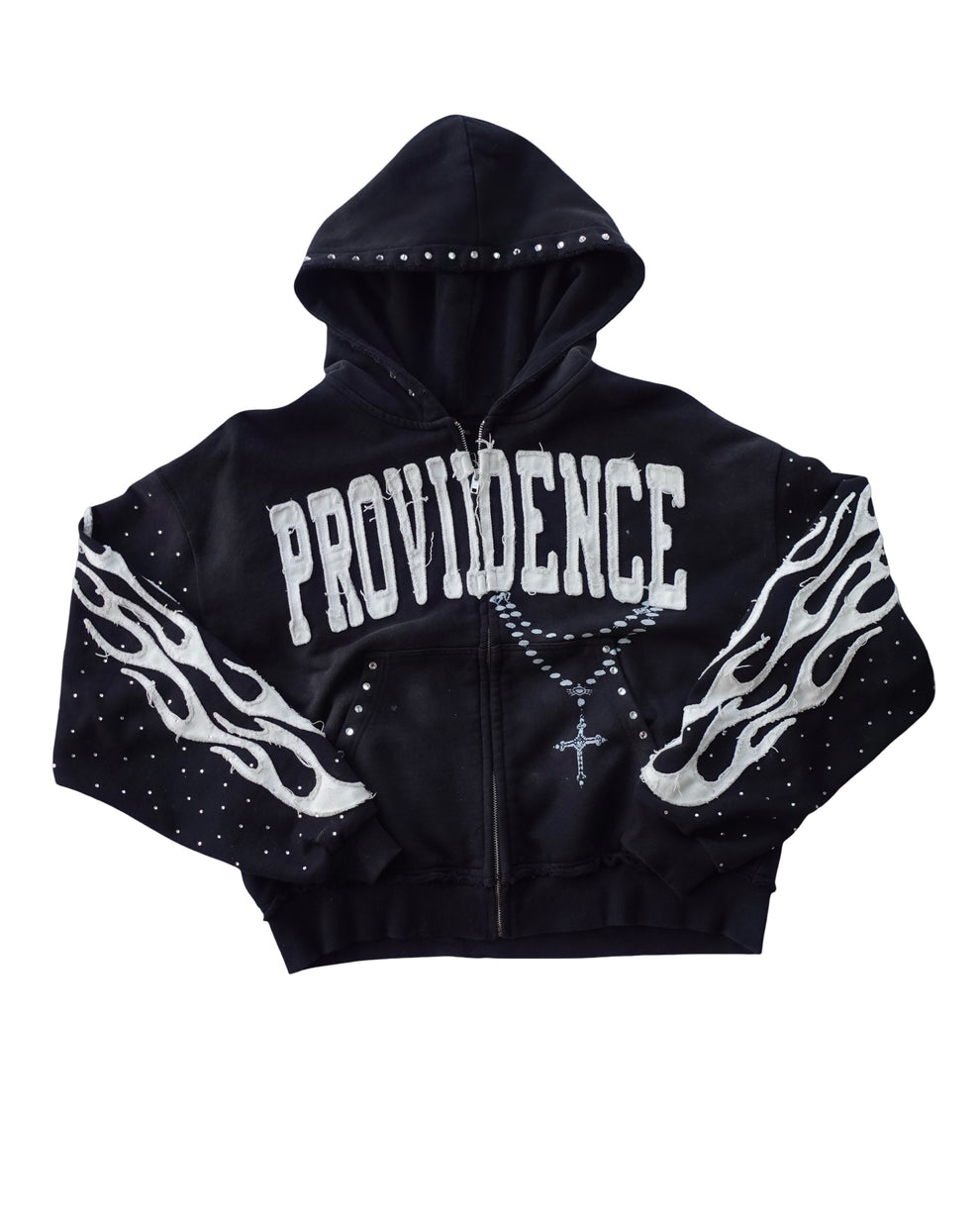 Black "Everything Happens" Zip Up Set – ProvidenceStreetwear